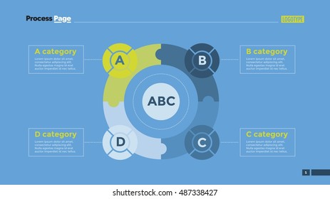 Flowchart Puzzle Slide Template Stock Vector (Royalty Free) 487338427 ...
