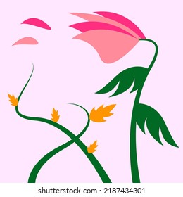 Flower Background Soft Color Stock Vector (Royalty Free) 2187434301 ...