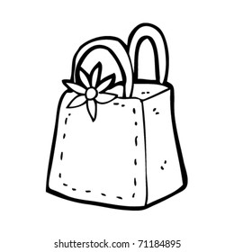 Flower Bag Cartoon Stock Vector (Royalty Free) 71184895 | Shutterstock