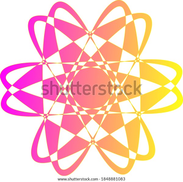 Flower Blume Vector Plant Pink Stock Vector (Royalty Free) 1848881083 ...