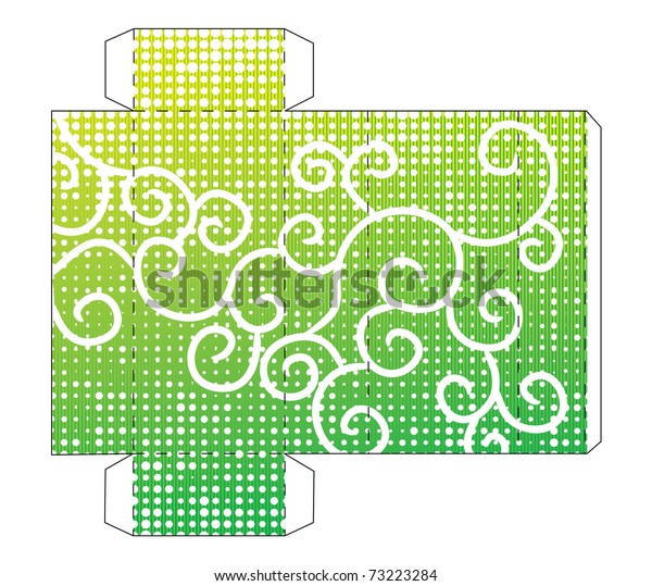 Flower Box Template 8 Stock Vector (Royalty Free) 73223284 | Shutterstock