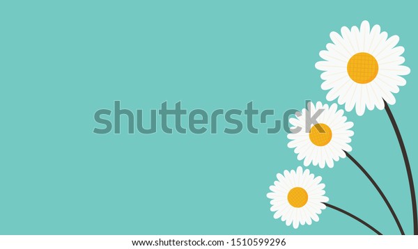 Flower Cartoon Vector Flower Poster Free Stock Vector (Royalty Free ...