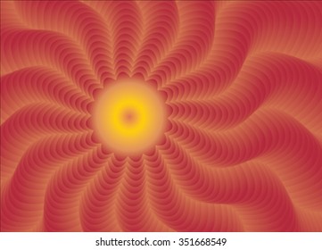 Flower Center Abstract Background Stock Vector (Royalty Free) 351668549 ...