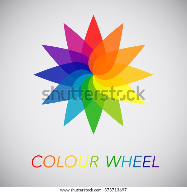 Flower Color Wheel Stock Vector (Royalty Free) 373713697 | Shutterstock