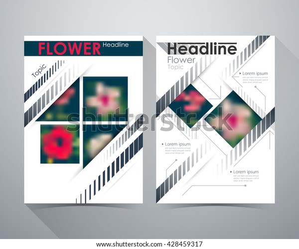 Flower Headline Flower Concept Design Online Stock Vector (Royalty Free ...