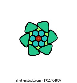 Flower Icon Flower Logo Modern Simple Stock Vector (Royalty Free ...