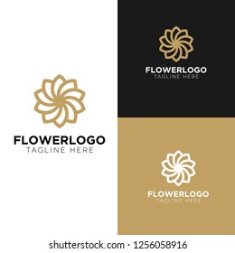 Flower Logo Design Inspiration Vector Illustration Stock Vector ...