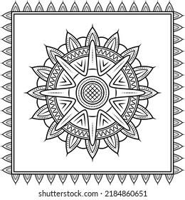 6,262 Square mandala art india Images, Stock Photos & Vectors ...