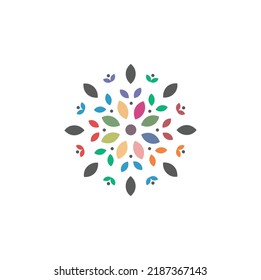Flower Petals Logo Design Vector Stock Vector (Royalty Free) 2187367143 ...