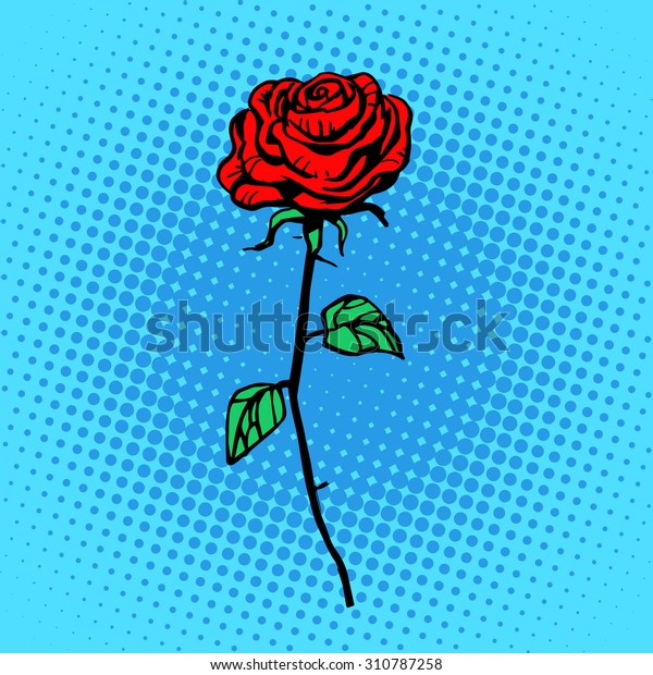 8,583 Rose Pop Art Images, Stock Photos & Vectors | Shutterstock