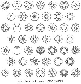 158,834 Flower shape outline Images, Stock Photos & Vectors | Shutterstock