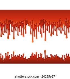 Flowing Blood Border Stock Vector (Royalty Free) 24235687 | Shutterstock