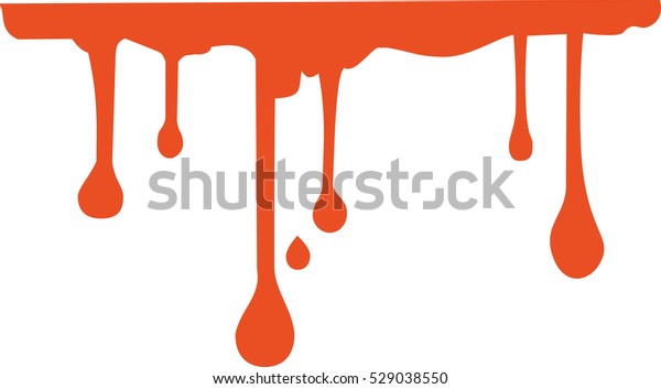 Flowing Blood Trail Stock Vector (Royalty Free) 529038550