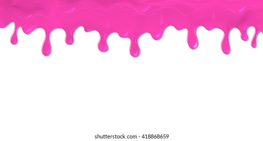 Paint Pink Color Dripping Color Dropping Stock Photo (Edit Now) 1099845008