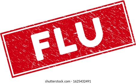 Flu Stamp Seal Frame Red Vector Stock Vector (Royalty Free) 1625432491 ...