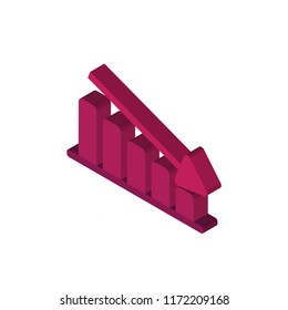Fluctuation Isometric Left Top View 3d Stock Vector (Royalty Free ...