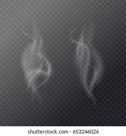 Vanishing Smoke Trickle Steam Wave Cigarettes Stock-vektor (royaltyfri ...