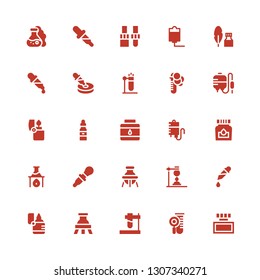 Fluid Icon Set Collection 25 Filled Stock Vector (Royalty Free) 1307340271