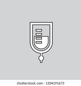 Fluid Infusion Bag Stock Vector (Royalty Free) 1204191673 | Shutterstock
