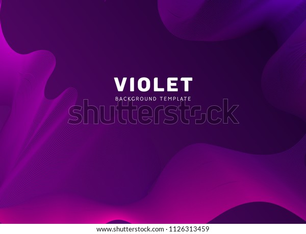 Fluid Modern Ultraviolet Poster Template Aabstract : image vectorielle ...