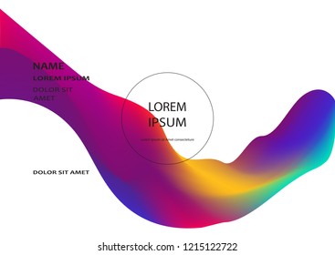 Fluid Shapes Isolated On White Background Stock Vector (Royalty Free ...