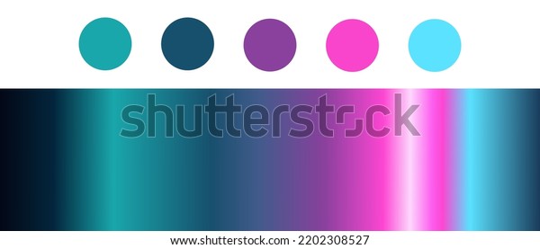 Fluorescent Gradient Color Palette: เวกเตอร์สต็อก (ปลอดค่าลิขสิทธิ์ ...