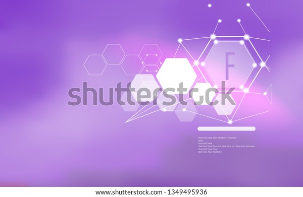 Fluorine Abstract Background Fluorine Sign Template Stock Vector ...