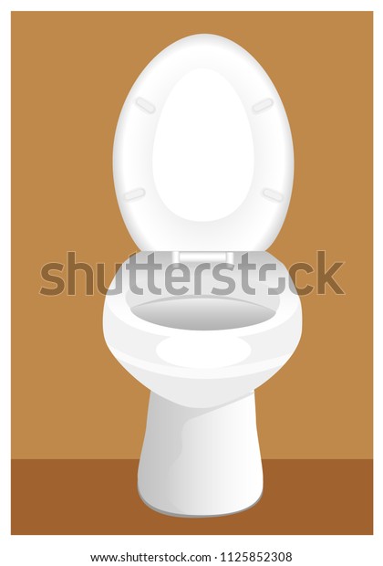 Flush Toilet Vector Design Stock Vector (Royalty Free) 1125852308 ...