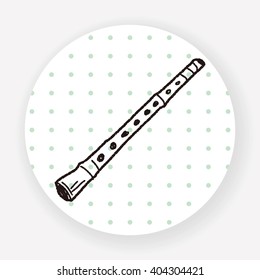 Flute Doodle Stock Vector (Royalty Free) 404304421 | Shutterstock