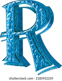 Fluted Blue Symbol Right Side View Stock Vector (Royalty Free ...