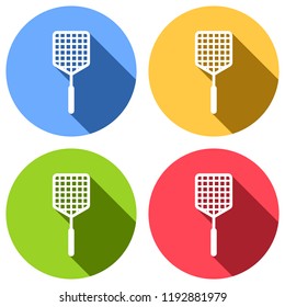 Fly Swatter Insect Simple Icon Set Stock Vector (Royalty Free) 1192881985 | Shutterstock