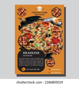 Flyer Buffet Delicious Food Template Design Stock Vector (Royalty Free ...