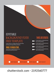 Flyer Design Layout Template A4 Size Stock Vector (Royalty Free ...