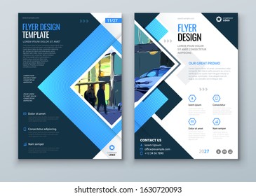 Flyer Design Modern Flyer Background Design Stock Vector (Royalty Free ...