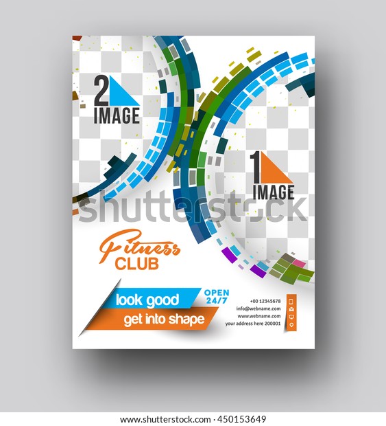 Flyer Poster Magazine Design Layout Template Stock Vector (Royalty Free ...