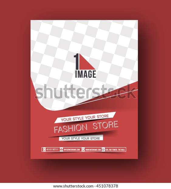 Flyer Poster Magazine Design Layout Template Stock Vector (Royalty Free ...