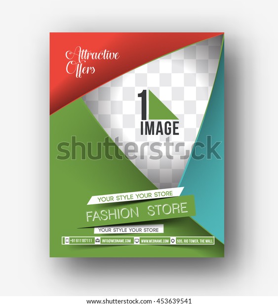 Flyer Poster Magazine Design Layout Template Stock Vector (Royalty Free ...