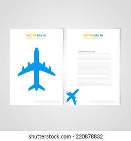 2,005 Cover page plane Images, Stock Photos & Vectors | Shutterstock