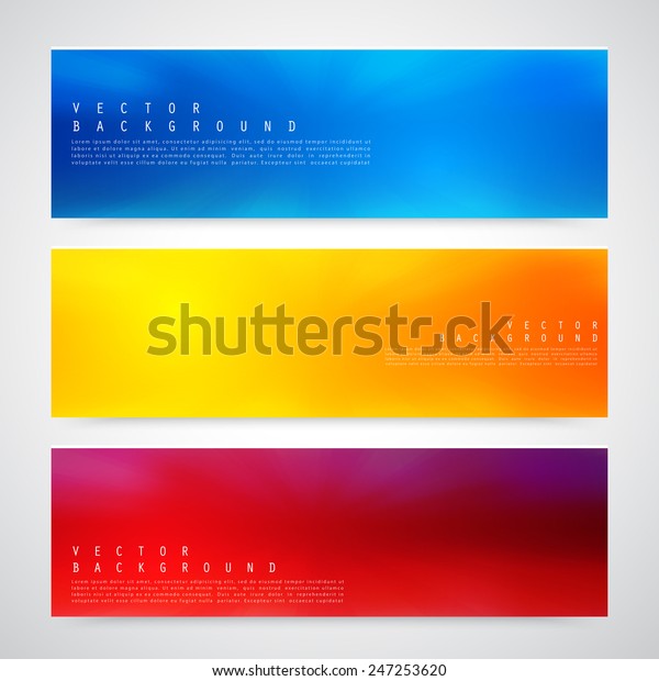 Flyer Template Header Design Banner Design Stock Vector (Royalty Free ...