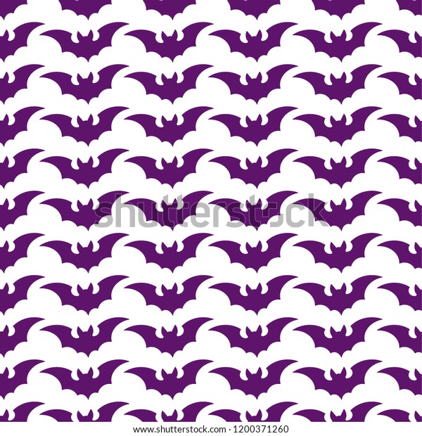 Flying Bats Purple On Transparent Background Stock Vector (Royalty Free ...