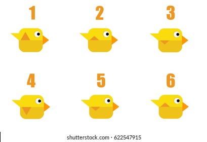Flying Bird Character Stock Vector (Royalty Free) 622547915 | Shutterstock