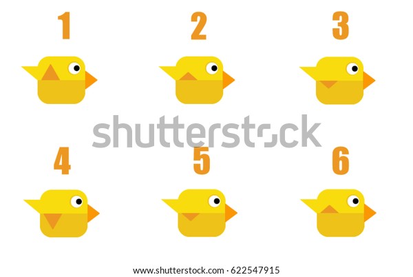 Flying Bird Character Stock Vector (Royalty Free) 622547915 | Shutterstock