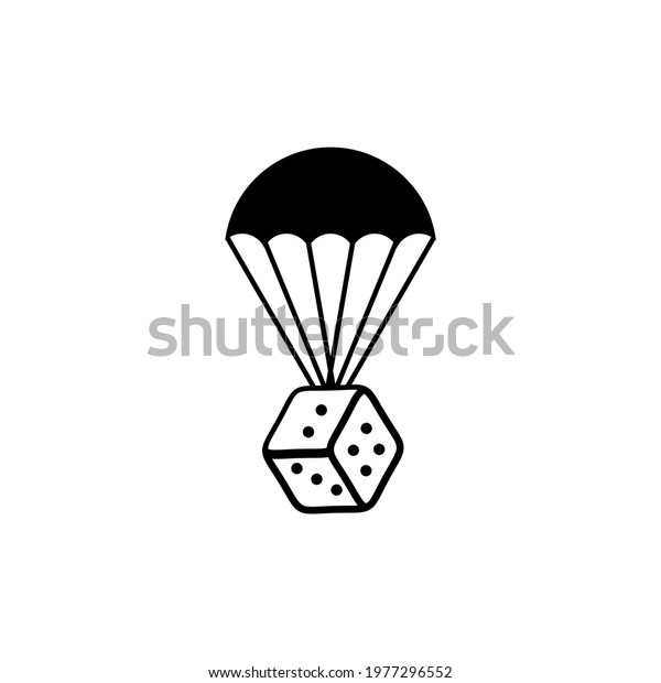 Flying Dice Incorporated Hot Air Balloon Stock Vector (Royalty Free ...