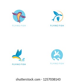 Flying Fish Logo Design Stock Vector (Royalty Free) 1257038143 ...
