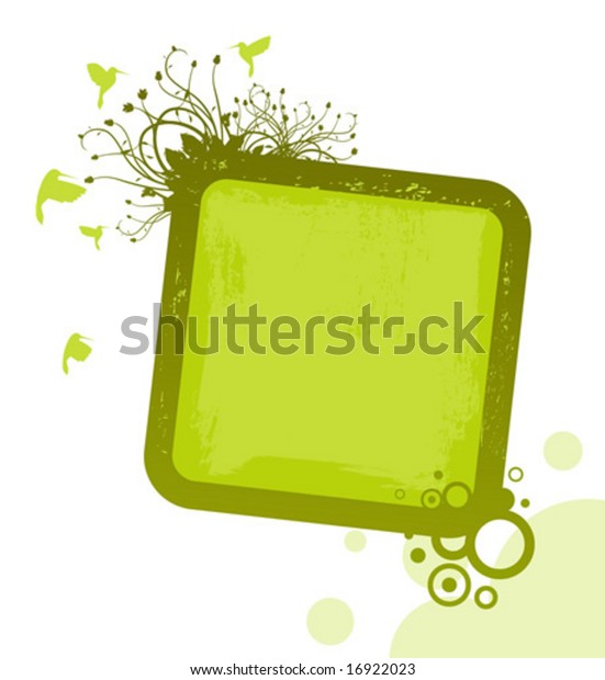 Flying Frame Hummingbirds Stock Vector (Royalty Free) 16922023 ...