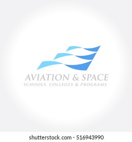 Flying Icon Logo Template Stock Vector (Royalty Free) 516943990 ...