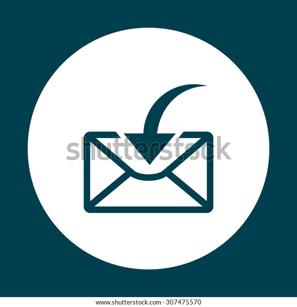 Flying Message Template Icon Vector Design Stock Vector (Royalty Free ...
