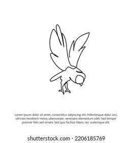 431 One Line Drawing Owl Images, Stock Photos & Vectors | Shutterstock
