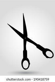 Flying Scissor Stock Vector (Royalty Free) 190418759 | Shutterstock