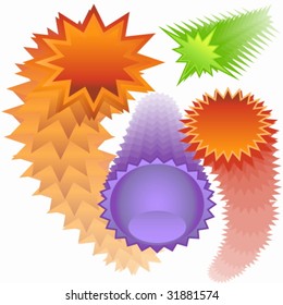 Flying Stars Stock Vector (Royalty Free) 31881574 | Shutterstock